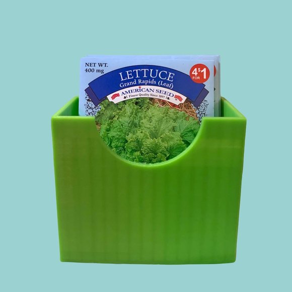 Hand Crafted | Storage & Organization | Seed Packet Box 3d Printed ...